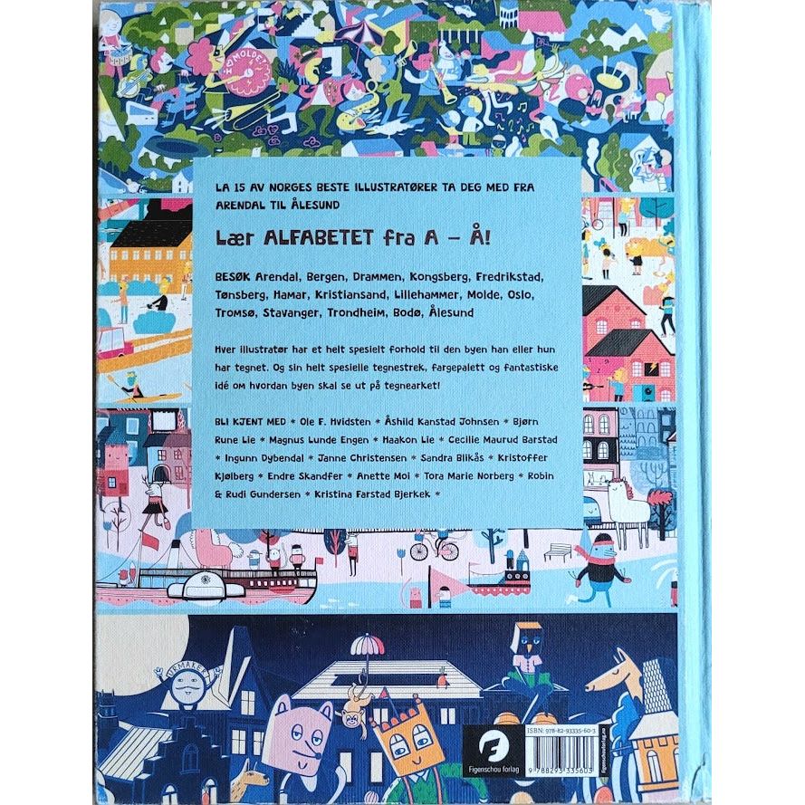 Brukte barnebøker: Norske byer fra A til Å - En let-og-finn ABC ...
