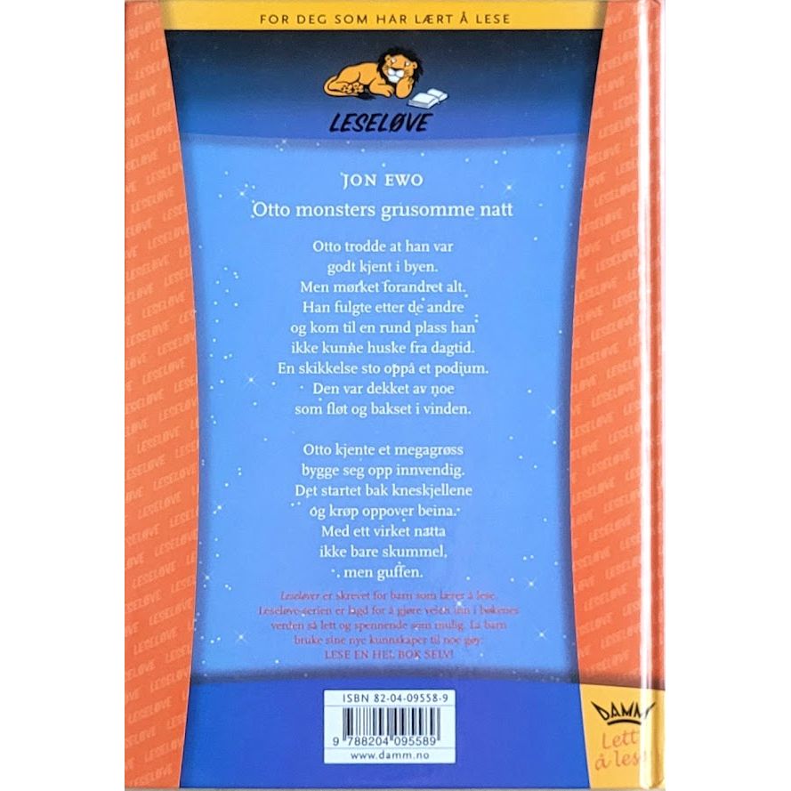 Otto Monsters grusomme natt, brukte bøker av Jon Ewo – Inventaret
