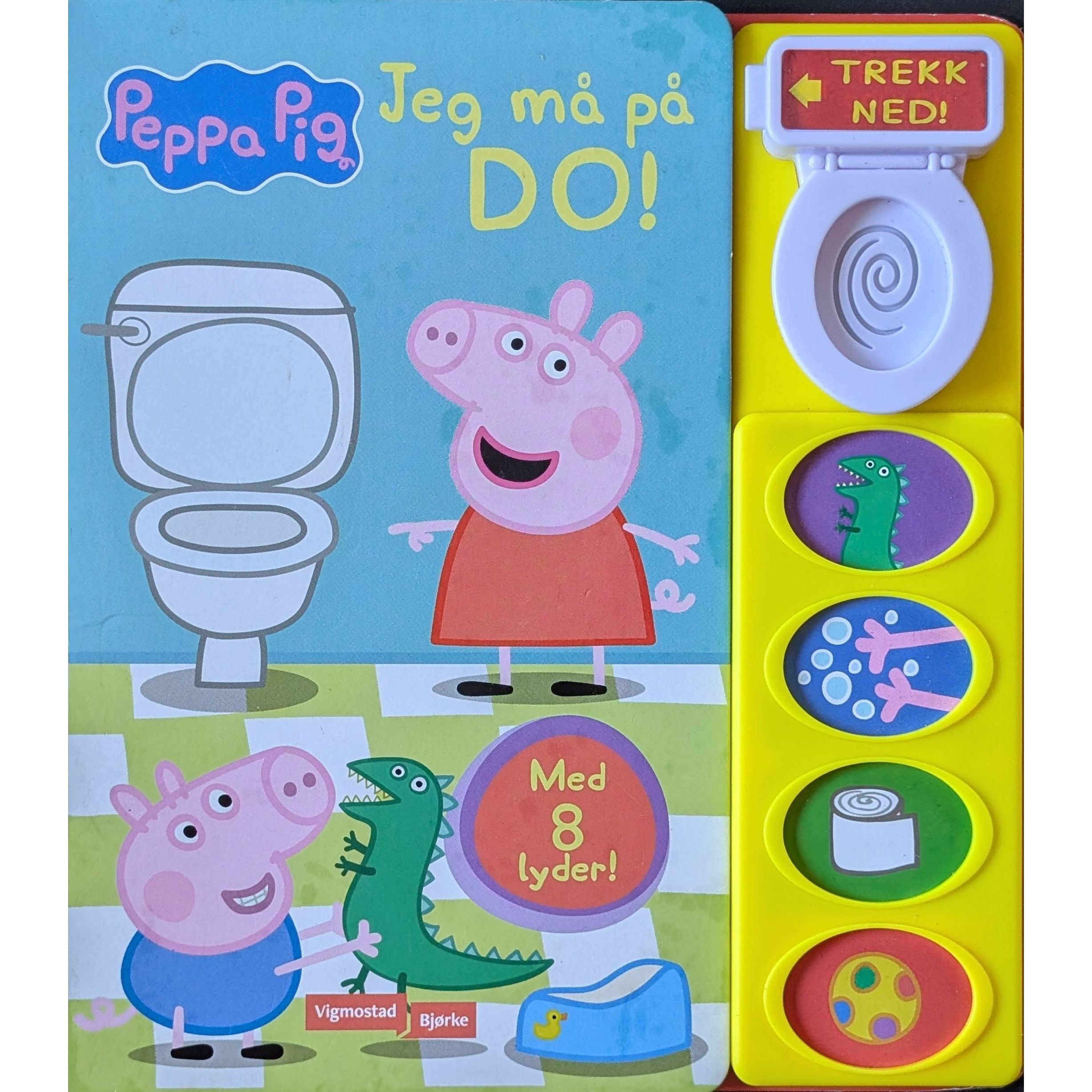 Peppa Pig - Jeg må på DO!, brukte bøker med lyd om Peppa Pig – Inventaret