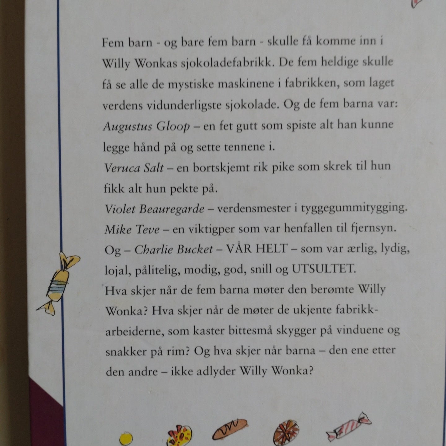 Charlie og sjokoladefabrikken - Brukte bøker av Roald Dahl – Inventaret