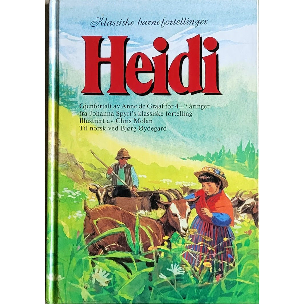 Heidi - Brukte barnebøker av Anne de Graaf og Johanna Spyri – Inventaret