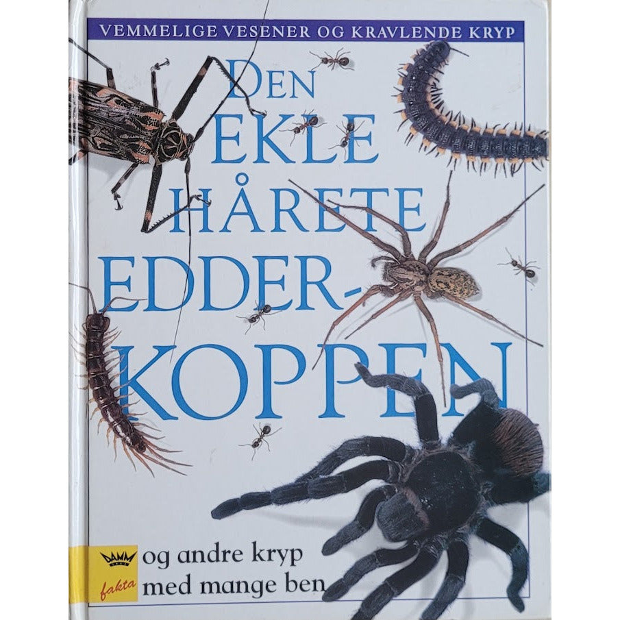 Den ekle hårete edderkoppen, brukte bøker – Inventaret