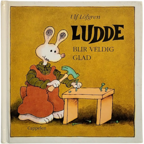 Ludde blir veldig glad, brukte bøker av Ulf Löfgren – Inventaret